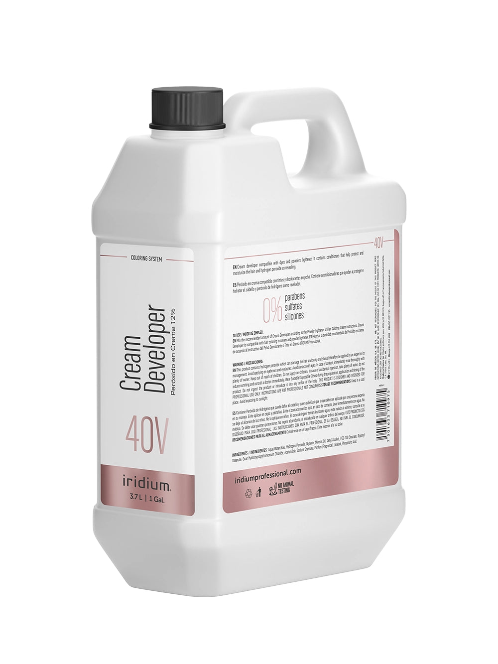Cream Developer 40V | Peróxido en Crema 40V 4L – Iridium